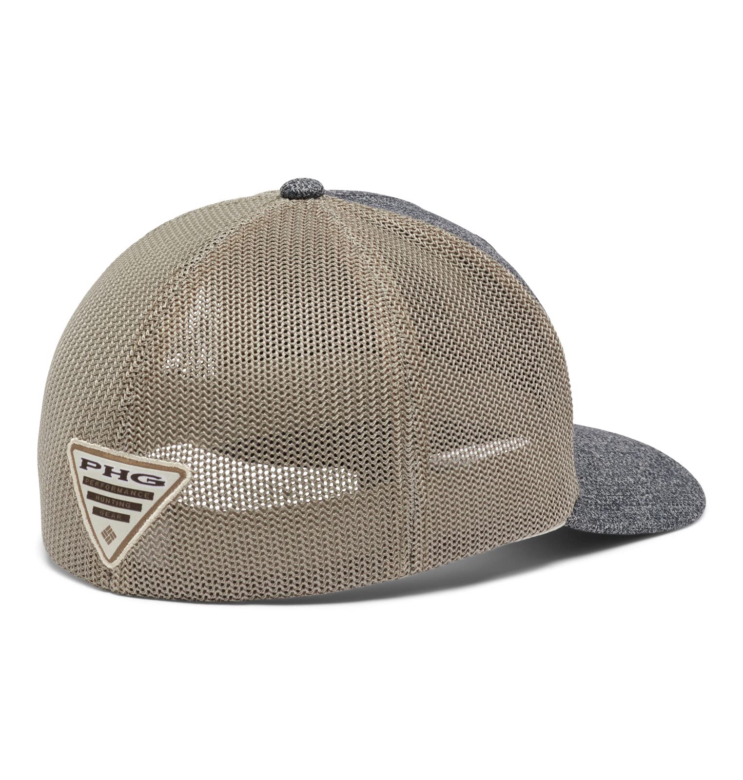 Columbia Unisex PHG Game Flag Mesh Ball Cap - Mid, Grill Heather/Flax, Large/X-Large