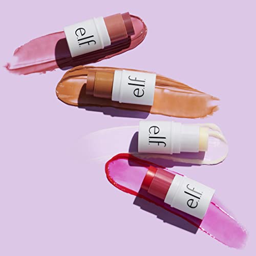 e.l.f. Bite-Size Lip Balm, Moisturizing Formula for Smoother & Softer Lips, Mini Tinted Chapstick, Coconut, 0.13 Oz