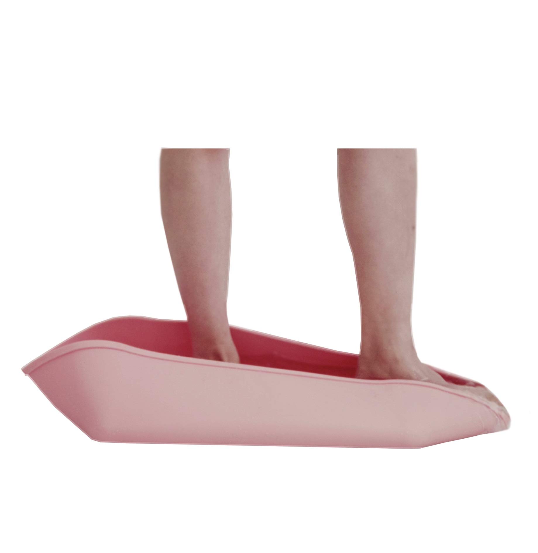 Diaya Showerbath Pink - Silicone shower bath | shower footbath | foldable foot bath | bashin | tub | foot wash soaking massage | feet clean odor | showerfootbath | standing type | hot water savings