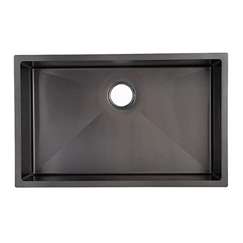 Vintage Tub & Bath Stainless Steel 32 Inch Single Bowl Undermount Kitchen Sink