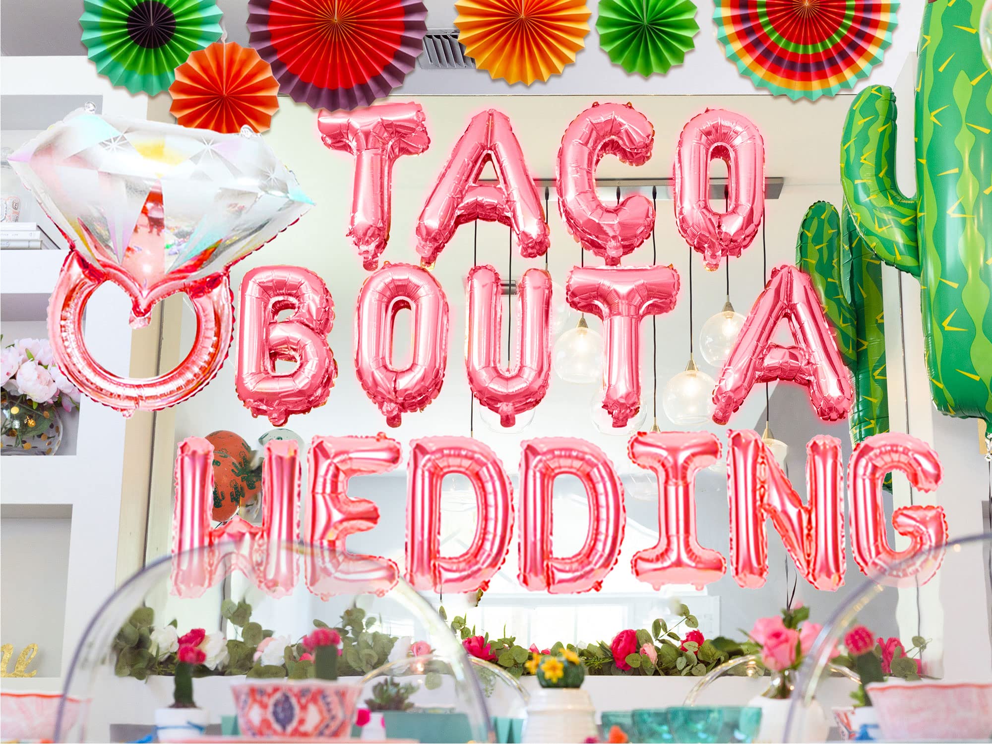 JeVenis Taco bout a Wedding Banner Decoration Taco bout Love Wedding Shower Decoration Taco bout a Wedding Backdrop Mexican Wedding Bridal Shower Decoration