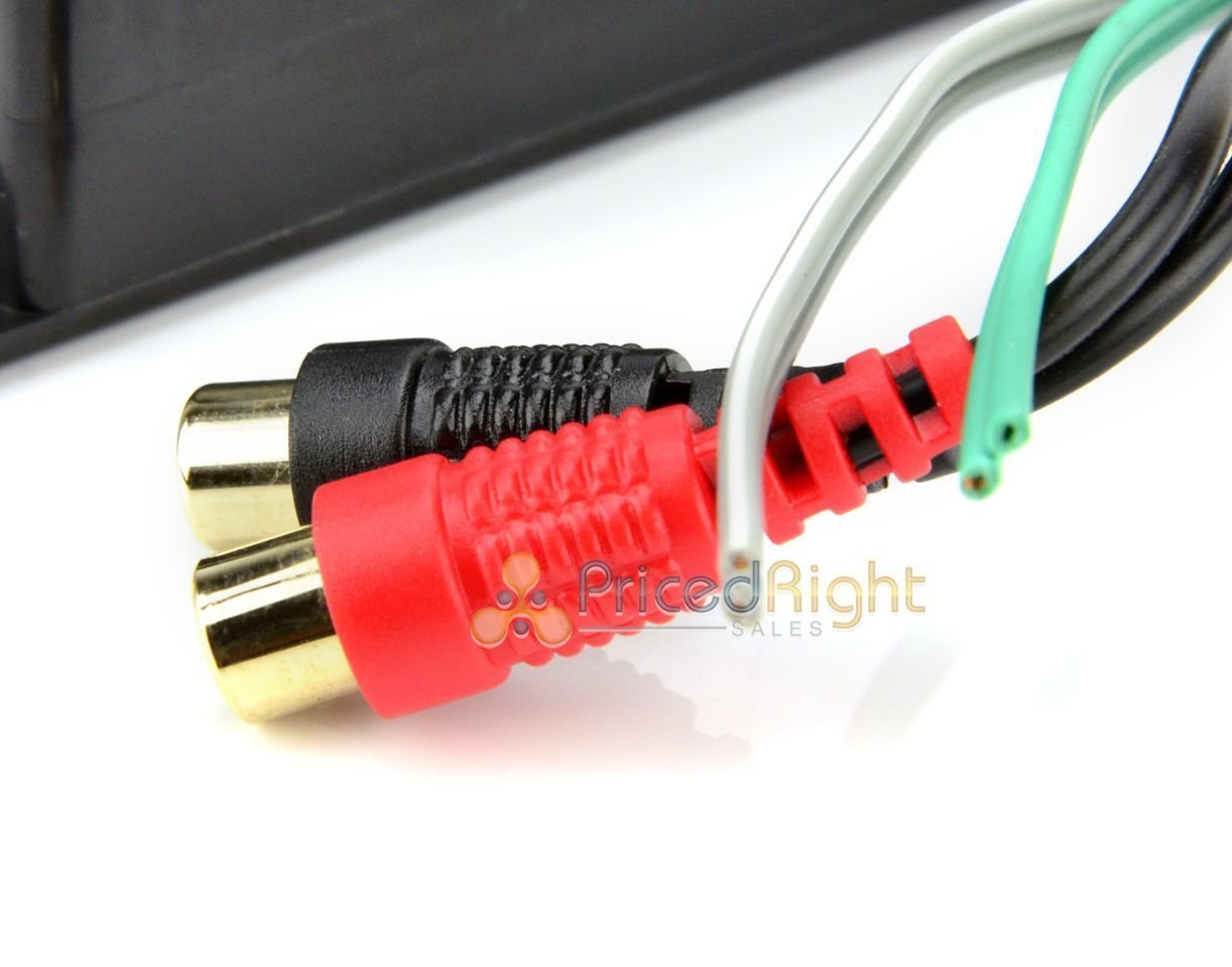 RCA Power Amp Low Level Jack Adapter Line Output Converter Car Stereo Audio