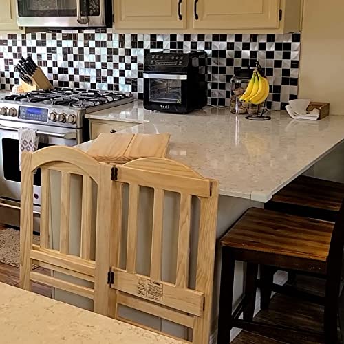 True Growth - True Tot Tower - Kids or Toddler Step Stool - Wood Construction β Varnished