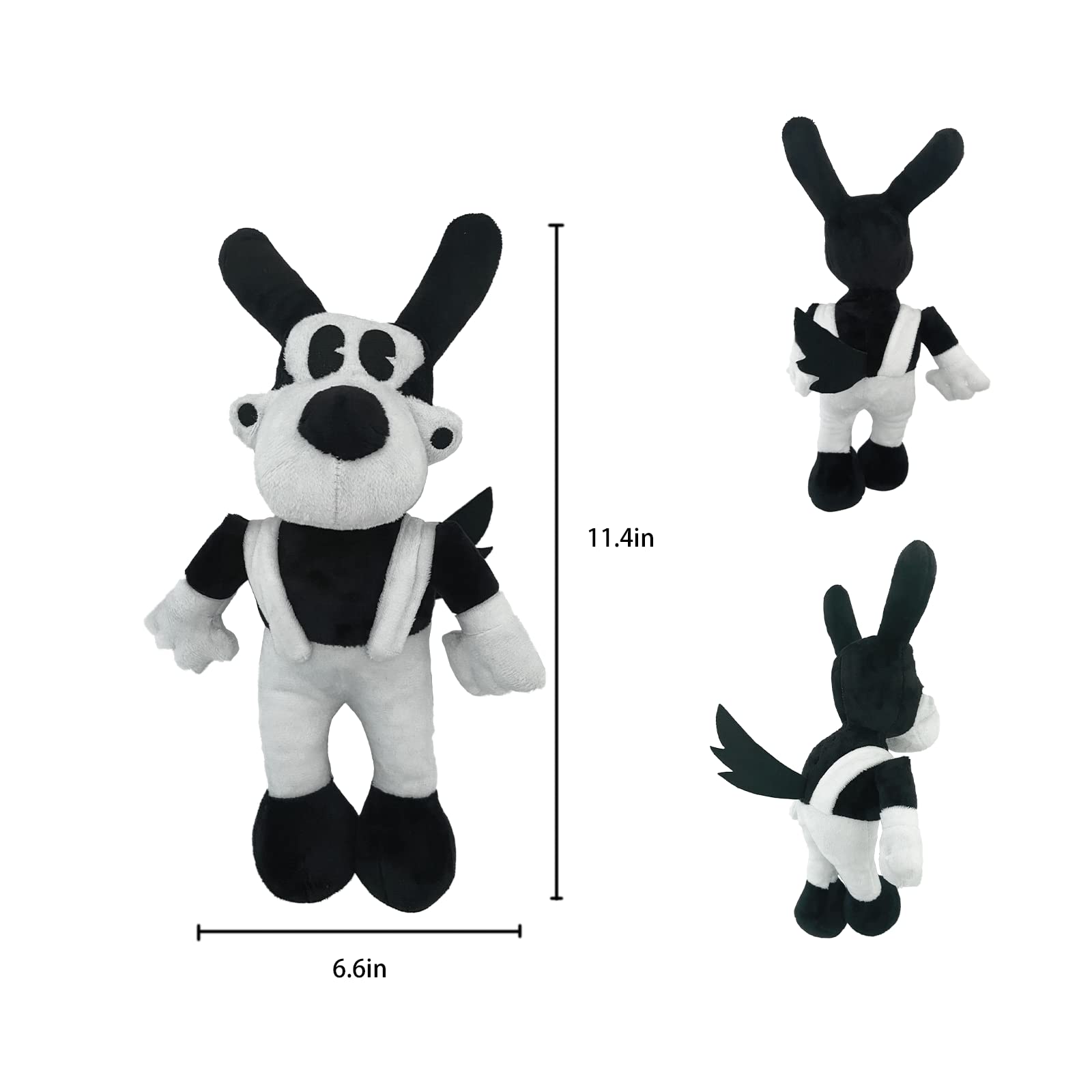 Bendy Plush Toy, 3PCS Bendy and The Ink Machine Plushies, Cute Game Horror Plush Soft Stuffed Animals Plush Toys for Kids and Game Fans