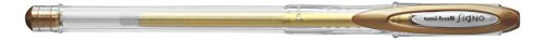 uni-ball 2004053 Gel Pens, Ultra Micro (0.38mm) & Medium (0.8mm) Points, Assorted Colors, 12 Count