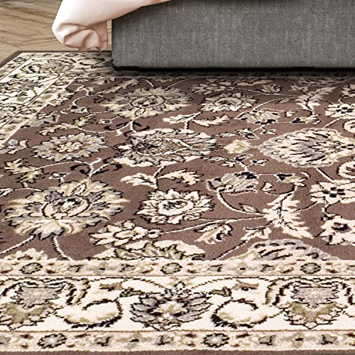 Superior Lille Area Rug, 4' x 6', Brown