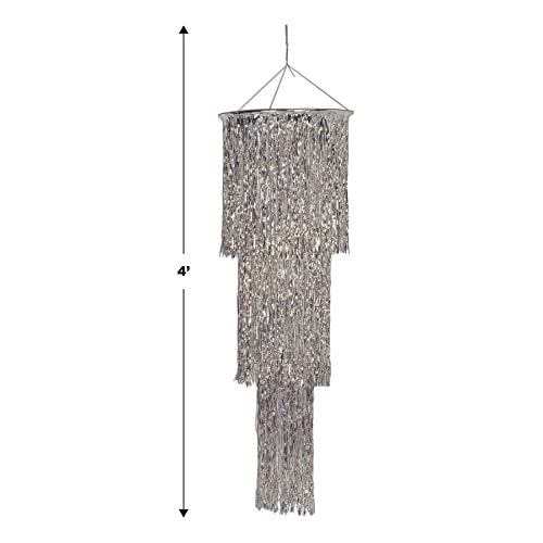 Silver Shimmering Chandeliers