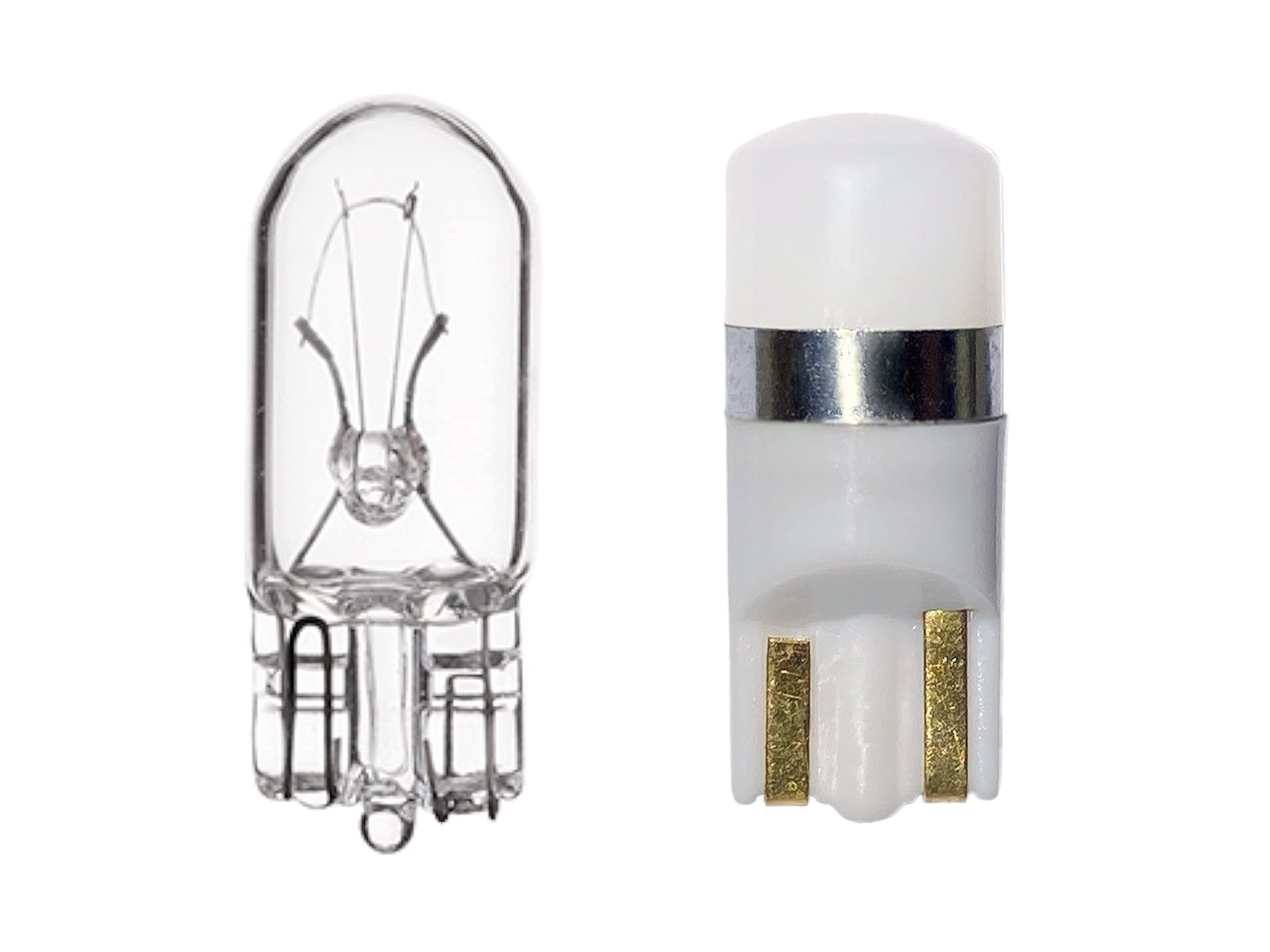 Birsppy Lighted Address Sign Premium LED Replacement Bulb Kit | 10-30 Volt AC/DC Compatible | Fits Miniature Wedge Sockets | Pack of 2 Bulbs