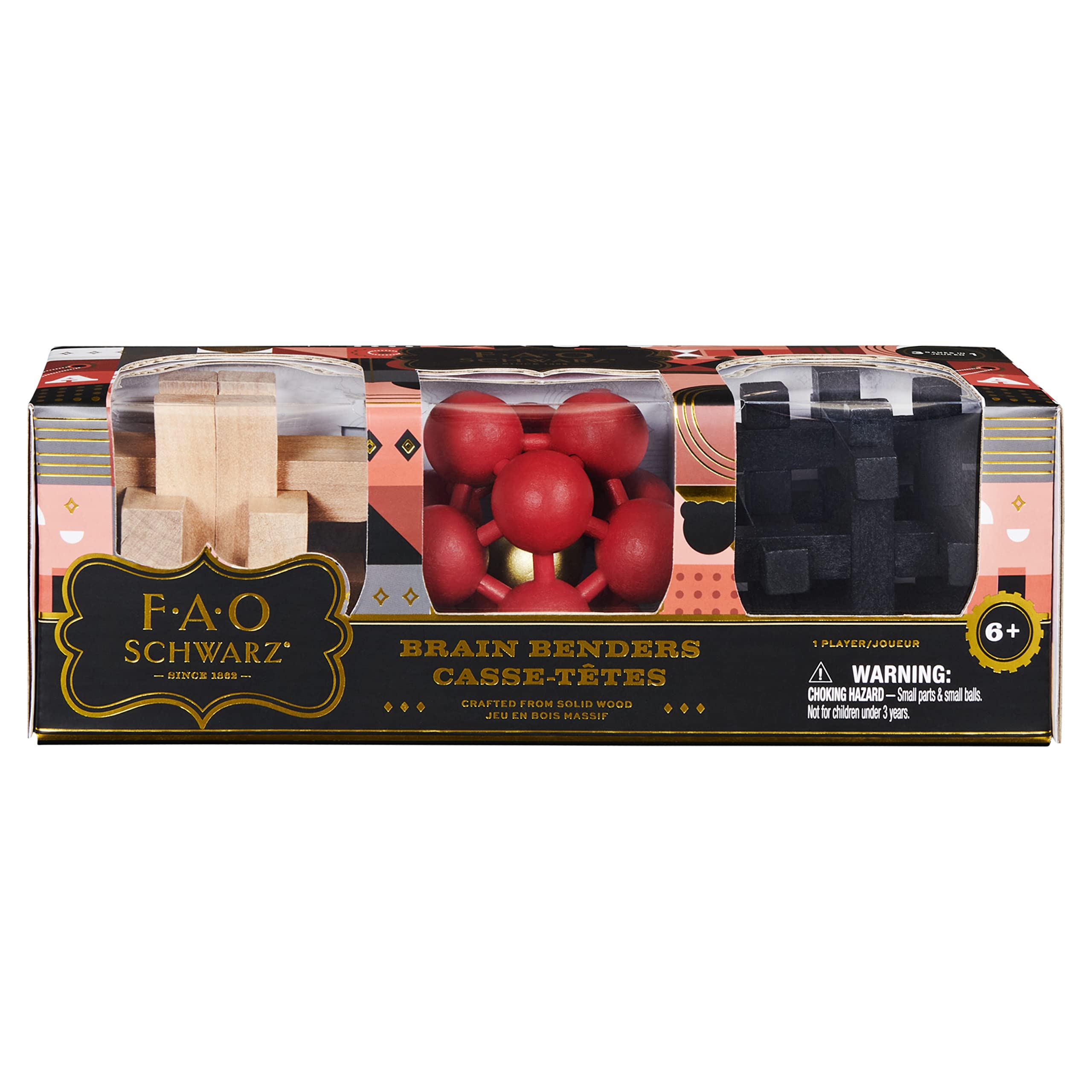 Spin Master FAO Schwarz Double Six Color Dot Dominoes, Classic Matching Game, for Adults and Kids Ages 6 and up