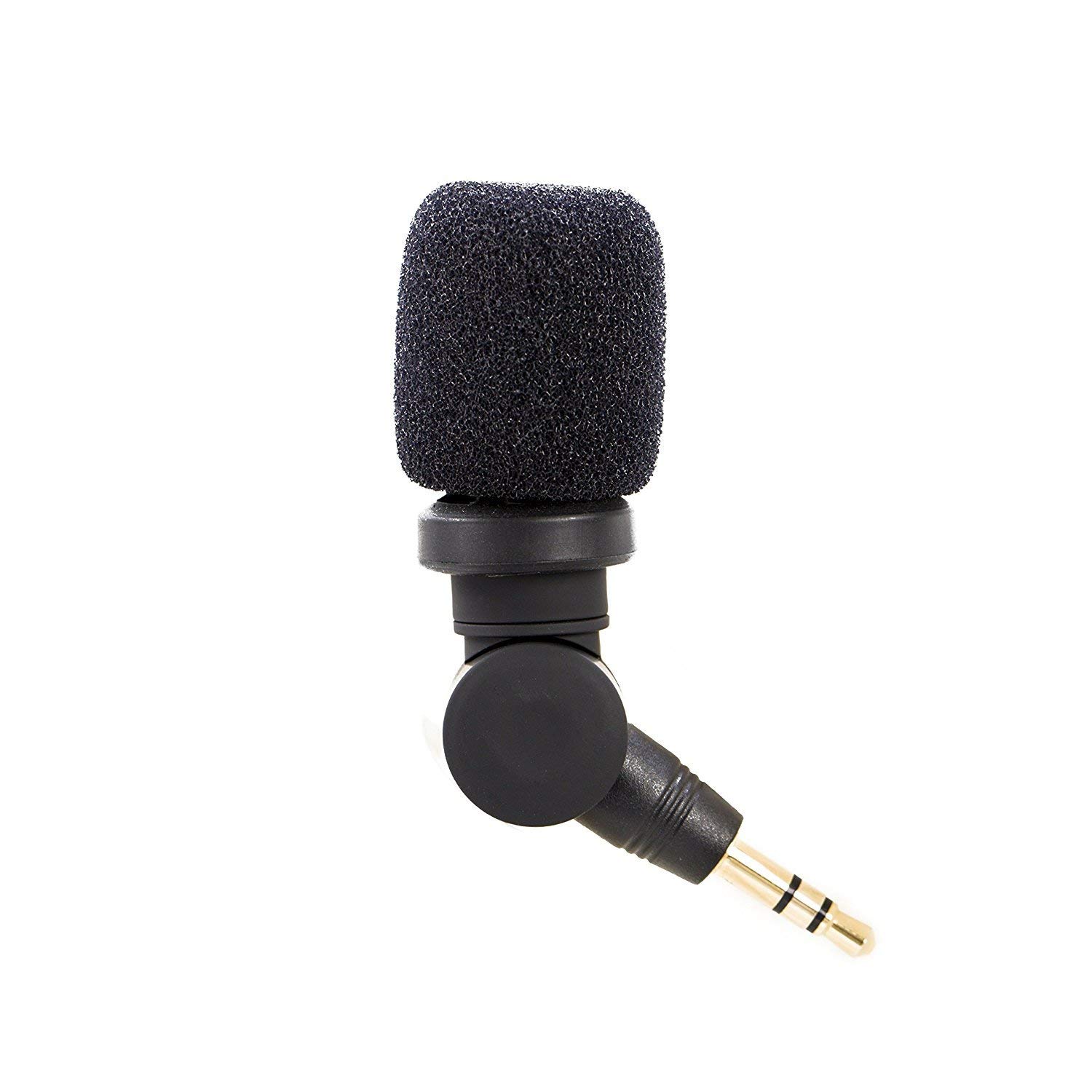 LUCKYBIRD 3.5mm Mini TRS Omnidirectional Microphone SR-XM1 Plug and Play Mic Designed for DJI OSMO Action,Action 2, Pocket,Pocket 2 & Gopro Series Cameras with 3.5mm TRS USB Reader