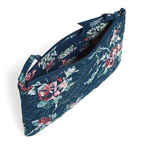 Vera Bradley Women's Cotton Convertible Wristlet With RFID Protection, Rose Toile - Recycled Cotton, One Size
