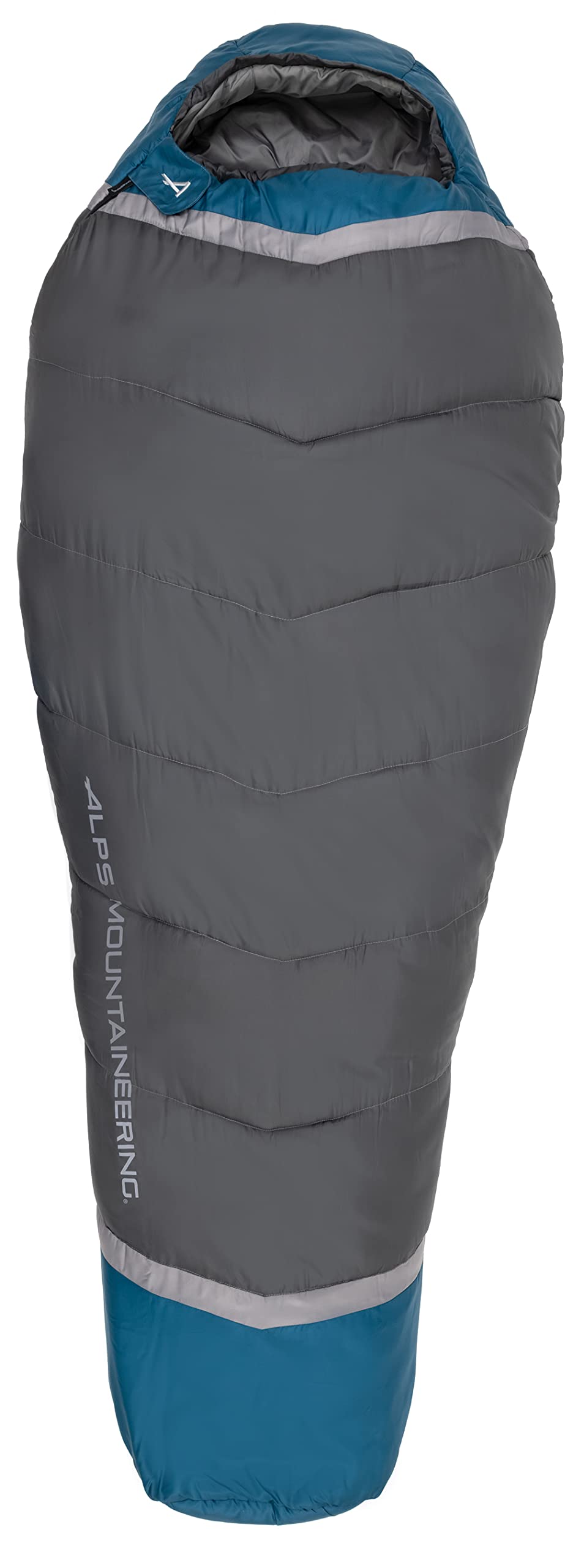 ALPS Mountaineering Blaze 0 Degree Mummy Sleeping Bag, XL , Blue Coral/Coal