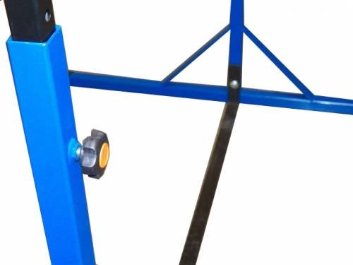 Team Sports Gymnastics Horizontal High Bar -Blue Paint, 100 lbs. Weight Limit (mat not included)