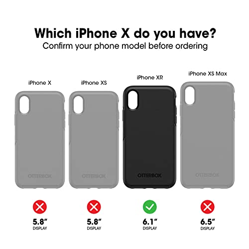 OtterBox iPhone XR Commuter Series Case - BESPOKE WAY (BLAZER BLUE/STORMY SEAS BLUE), slim & tough, pocket-friendly, with port protection