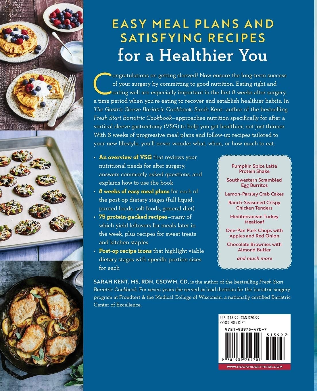 The Gastric Sleeve Bariatric Cookbook: Easy Meal Plans and Recipes to Eat Well & Keep the Weight Off
