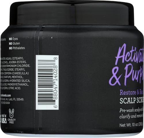 Not Your Mother's Activated Bamboo Charcoal & Purple Moonstone Scalp Scrub, 10 Oz