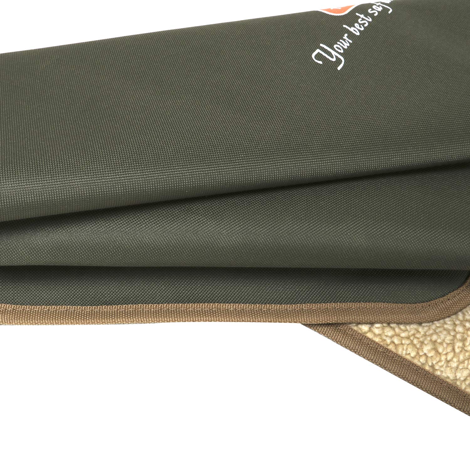 Tourbon Gun Rifle Roll-up Cleaning MAT Pad Shooting Hunting Gun Tool Kit Fleece Lined