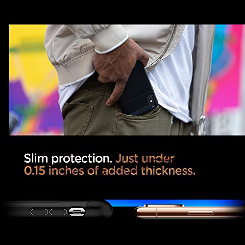 Spigen Slim Armor CS Designed for iPhone Xs Case (2018) - Black