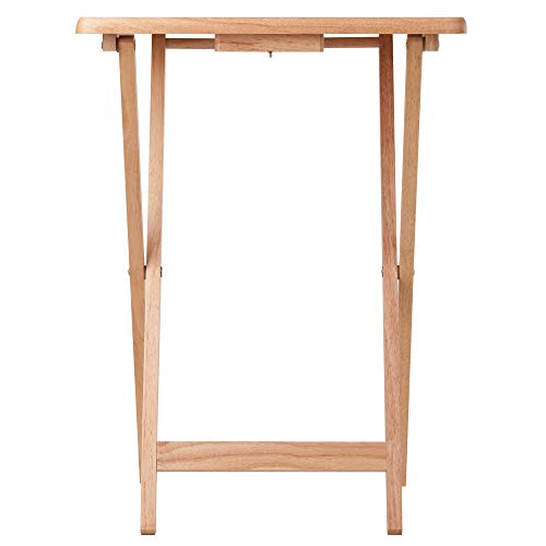 Winsome Alex 2-pc Set TV Table, Natural, 19.06 x 14.57 x 25.98"