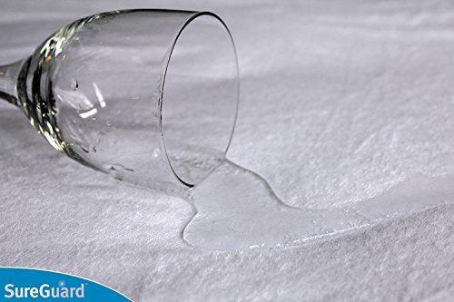 SureGuard Crib Size Mattress Protector - 100% Waterproof, Hypoallergenic - Premium Fitted Cotton Terry Cover