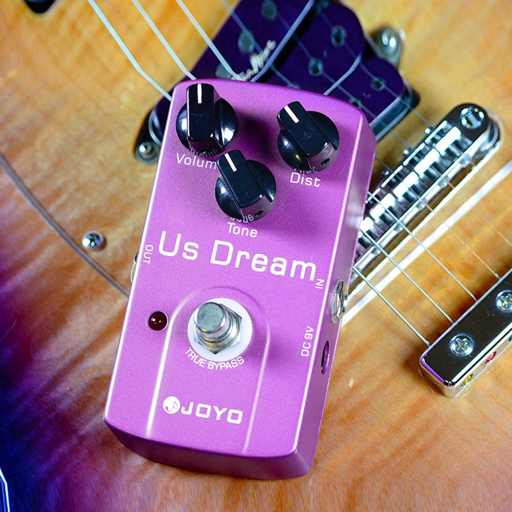 JOYO JF-34 High-Gain Distortion and JF-01 Vintage Overdrive Effects for Electric Guitar Most Frequently Combination Budget Pedals in Bundle