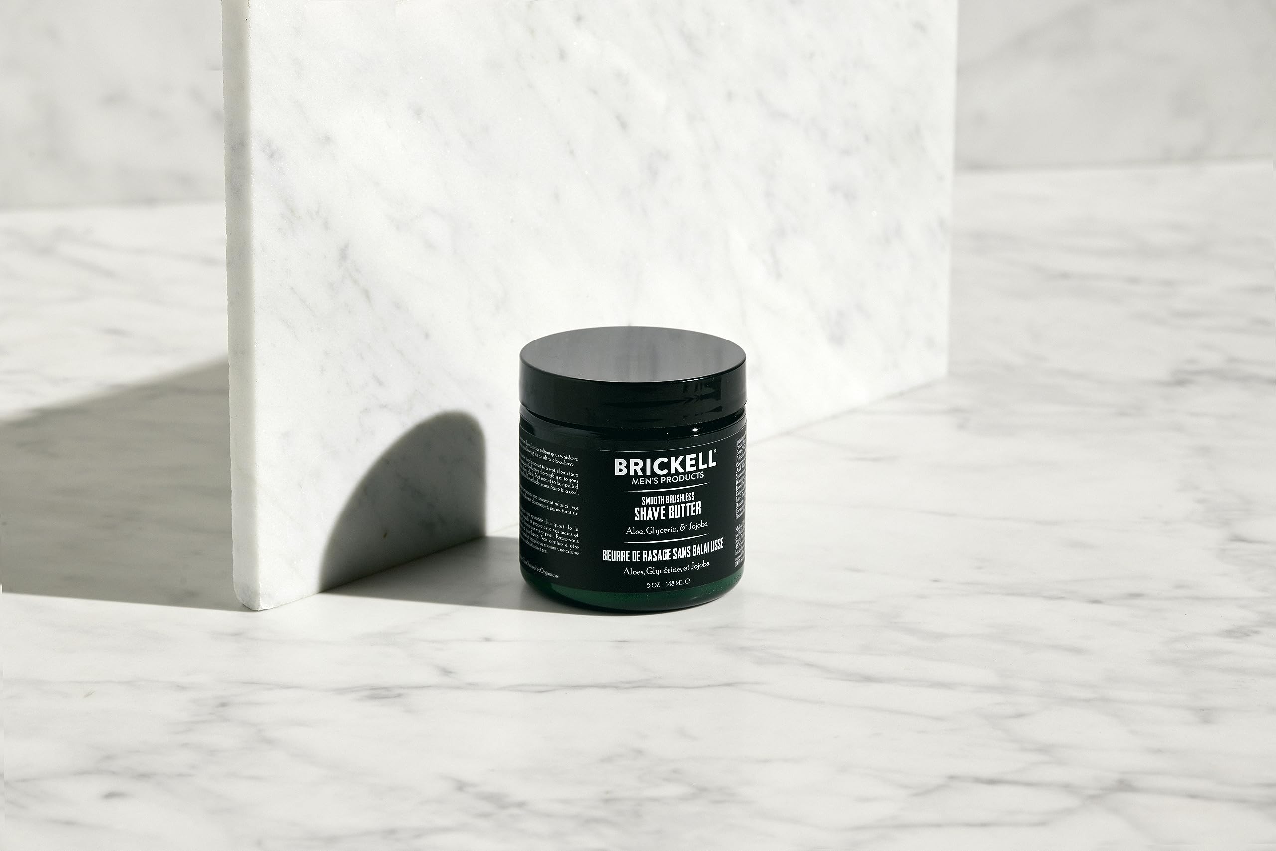 Brickell Men’s Smooth Brushless Shave Routine - Shave Butter & Aftershave - Natural & Organic