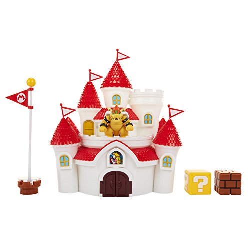 Super Mario Mushroom Kingdom Castle Playset with Exclusive 2.5β Bowser Figure