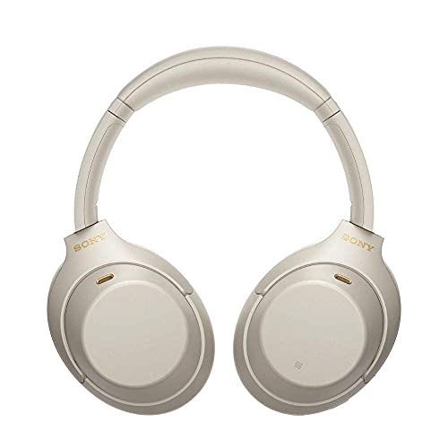 Sony Noise Cancelling Wireless Headphones - 30hr Battery Life - Over Ear Style - Optimised for Alexa and Google Assistant - Built-in mic for Calls - WH-1000XM4S.CE7 - Limited Edition - Silver/Gold