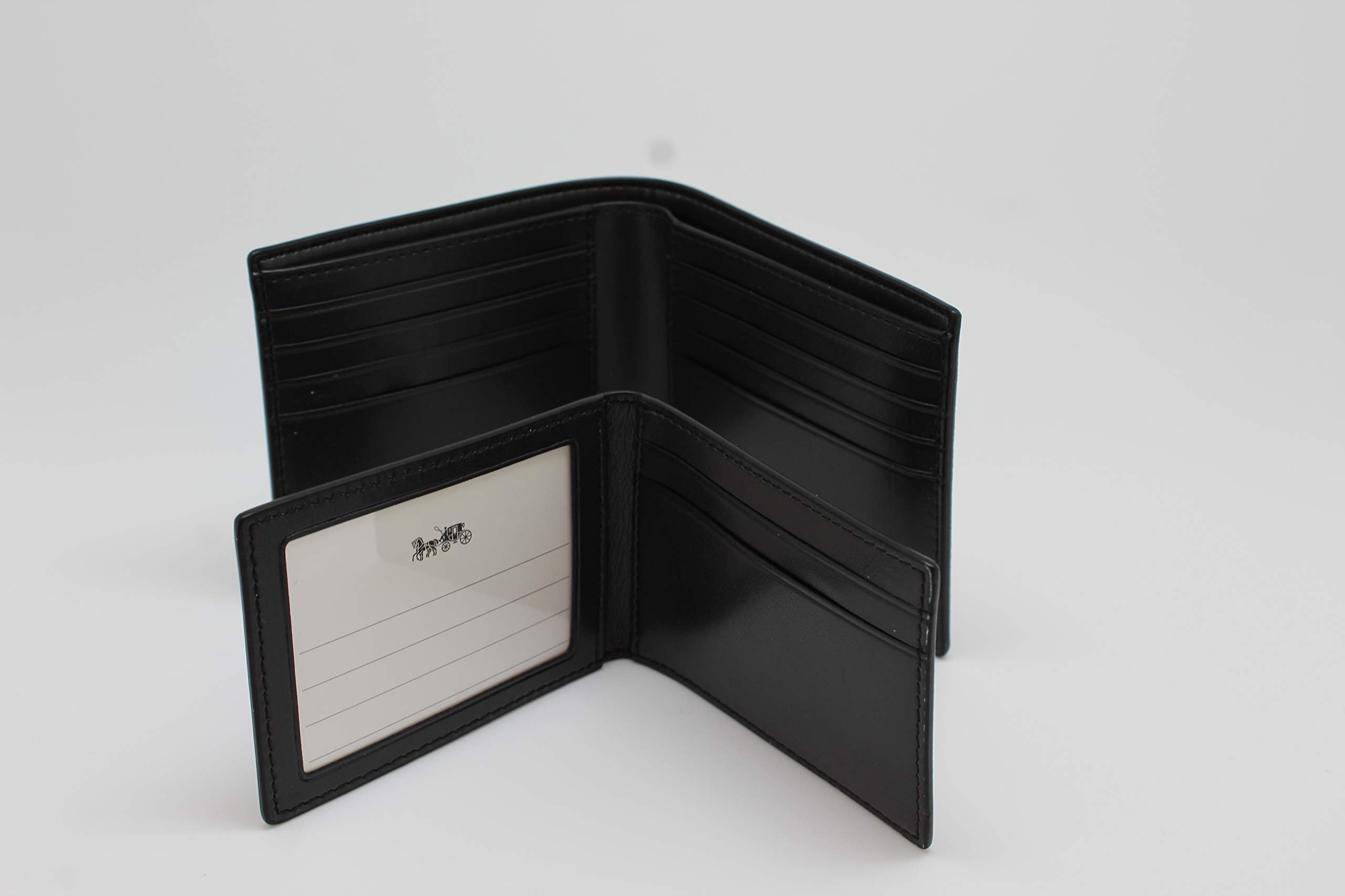 Coach Men's PVC Short Wallet (black CQBK)