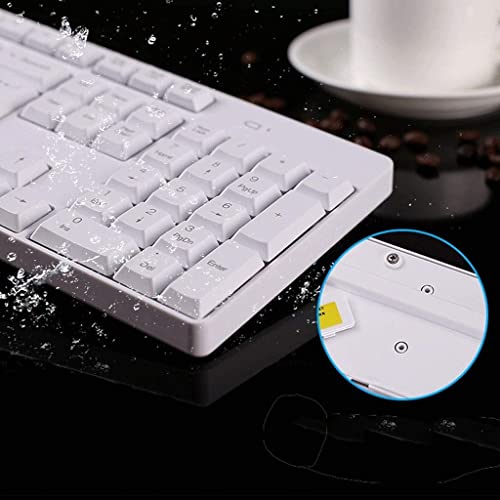 EYEARN Wireless Gaming Keyboard + Slim, Durable, Ergonomic, Silent, Waterproof, Silent Key + Backlit Wireless Keyboard (Color : B) Easy to Carry, Feel Comfortable