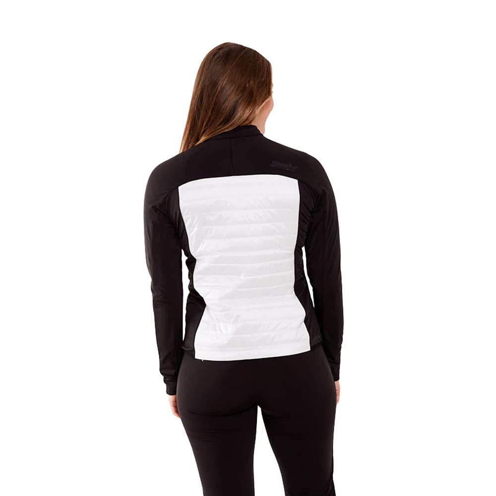 Swix Women's Winter Active Outdoor Sport Casual Warm Navado Push Jacket, Snow White, Small