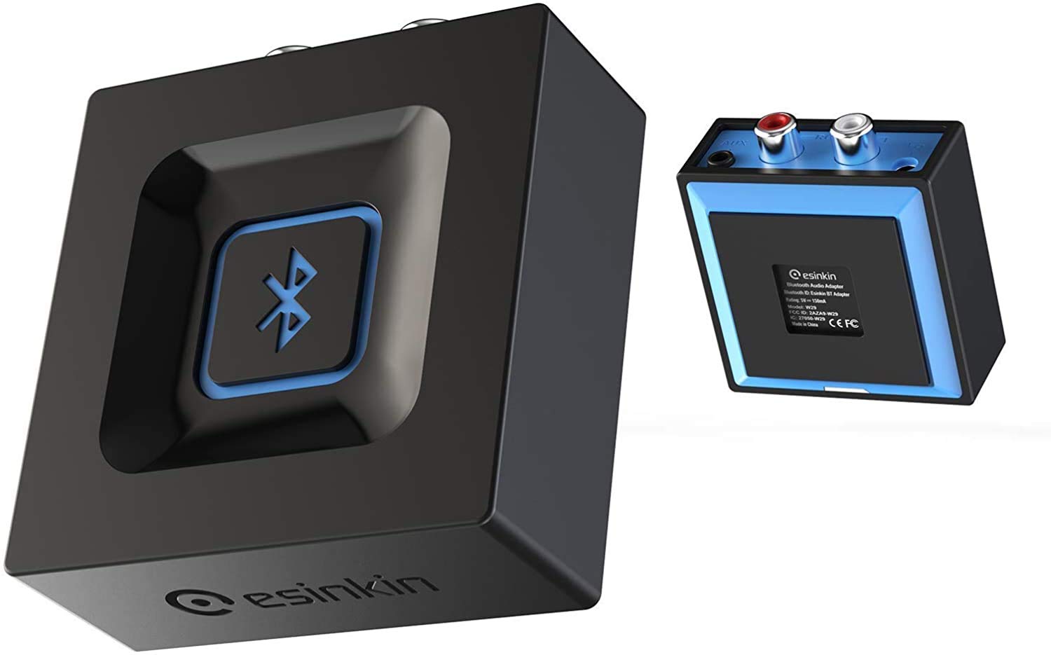 Esinkin Bluetooth Audio Adapter + AC to DC Power Adapter