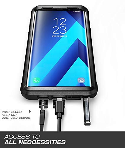 SUPCASE Unicorn Beetle PRO Series Phone Case for Samsung Galaxy Note 9, Full-Body Rugged Holster Case with Built-in Screen Protector for Samsung Galaxy Note 9 2018 (Black)