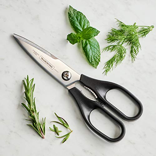 Tramontina Cutlery Knife Set with Hardwood Counter Block Forged-Contemporary 14 Piece, 80008/547DS