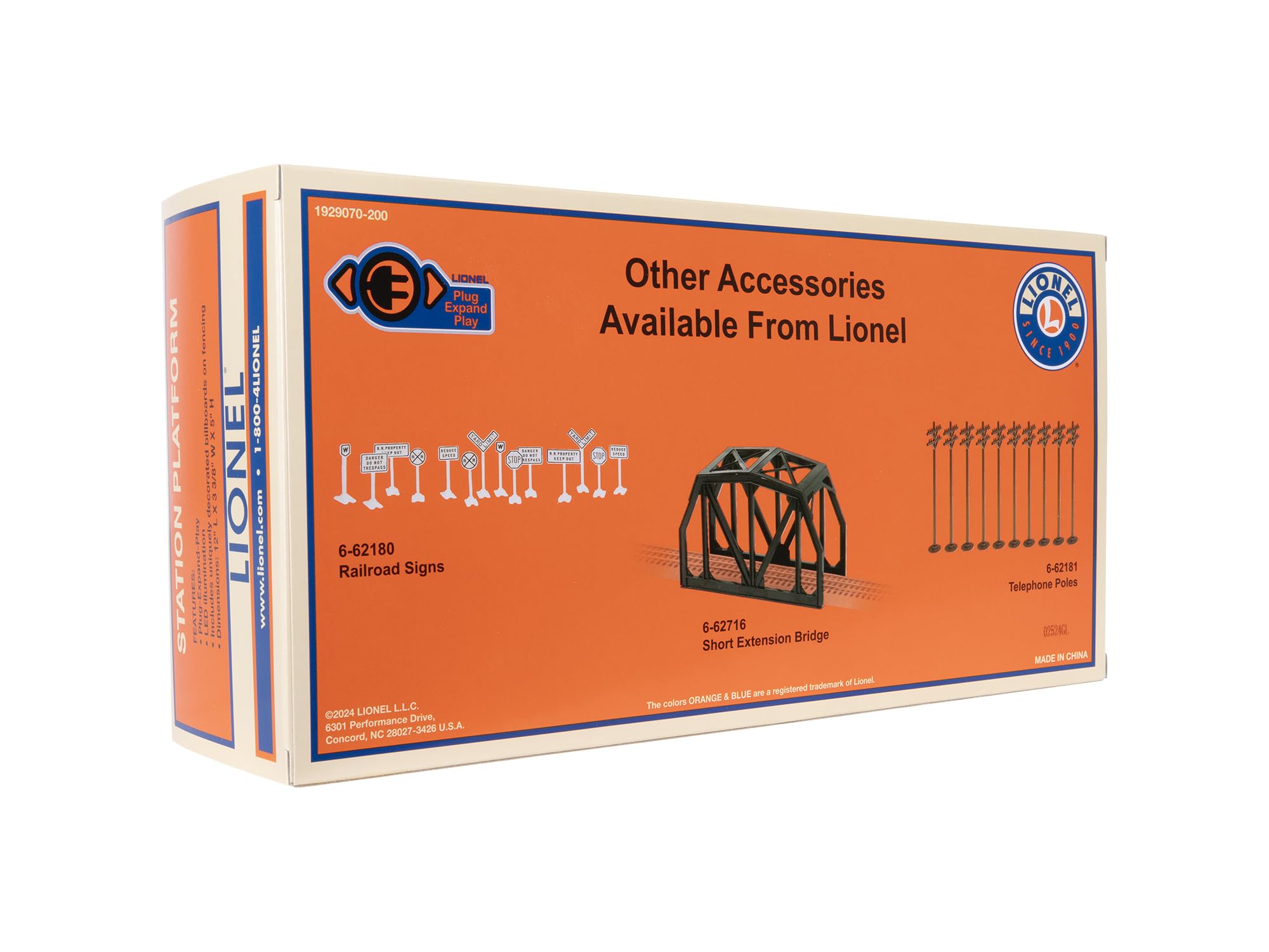 Lionel Electric O Gauge Model Train Accessories for 168 months to 999 months, Illuminated Station Platform , Green