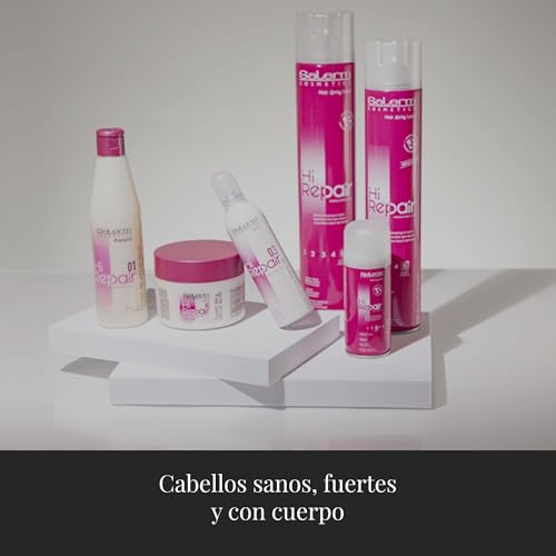 Salerm - Repair Shampoo - Hi Repair Shampoo - 250 ml - Deep Hydration for Damaged Hair - Repairs and Rejuvenates - Shinier and Softer Hair - Immediate Effect
