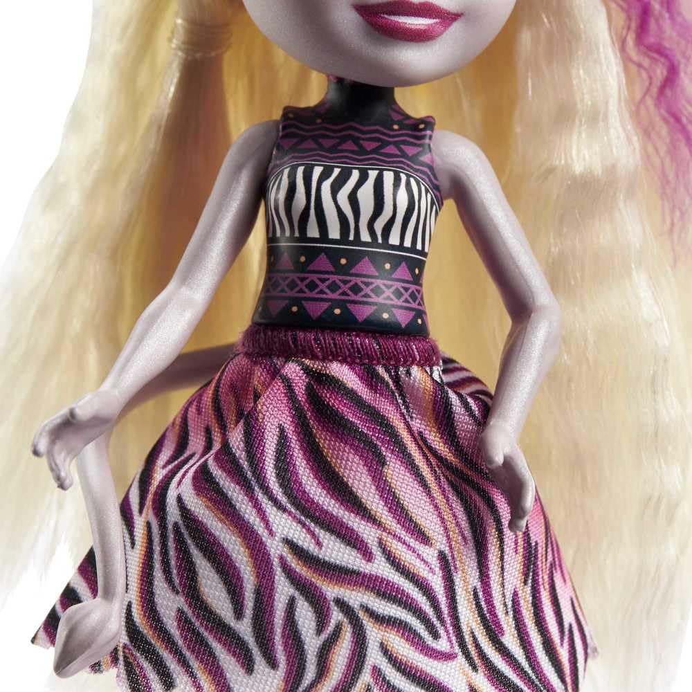 Mattel Enchantimals Zadie Zebra Doll with Ref Animal Figure, 6-inch Small Doll with Removable Skirt & Accessories, Sunny Savanna Toy Collection
