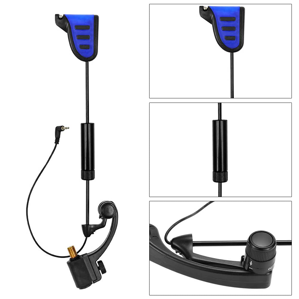 Doorslay Fishing Bite Indicators Set LED Bite Indicator Illuminated Bite Indicators with Storage Case Fishing Tackle