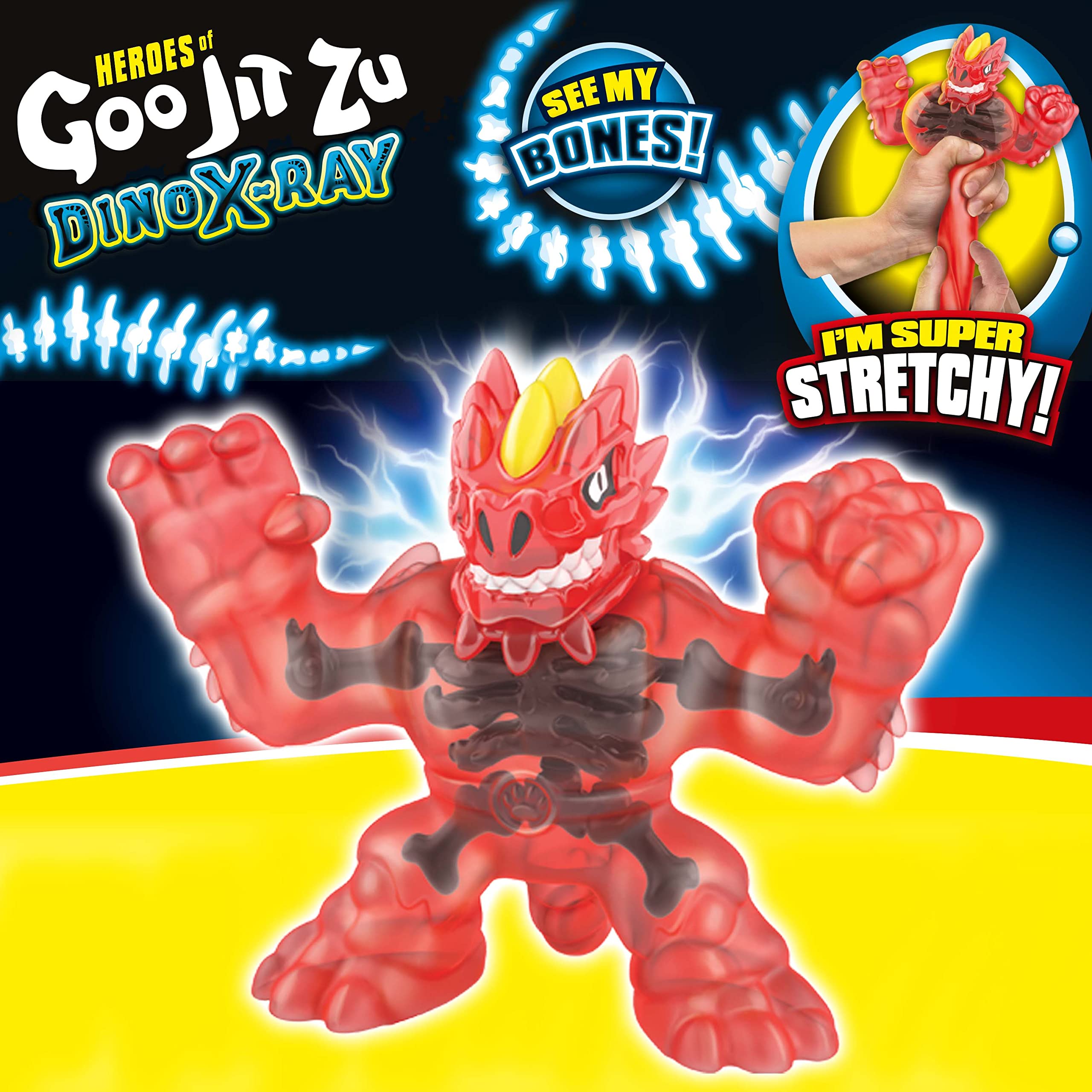 Heroes of Goo Jit Zu Dino X-Ray, Action Figure - Blazagon The Dragon (41185)