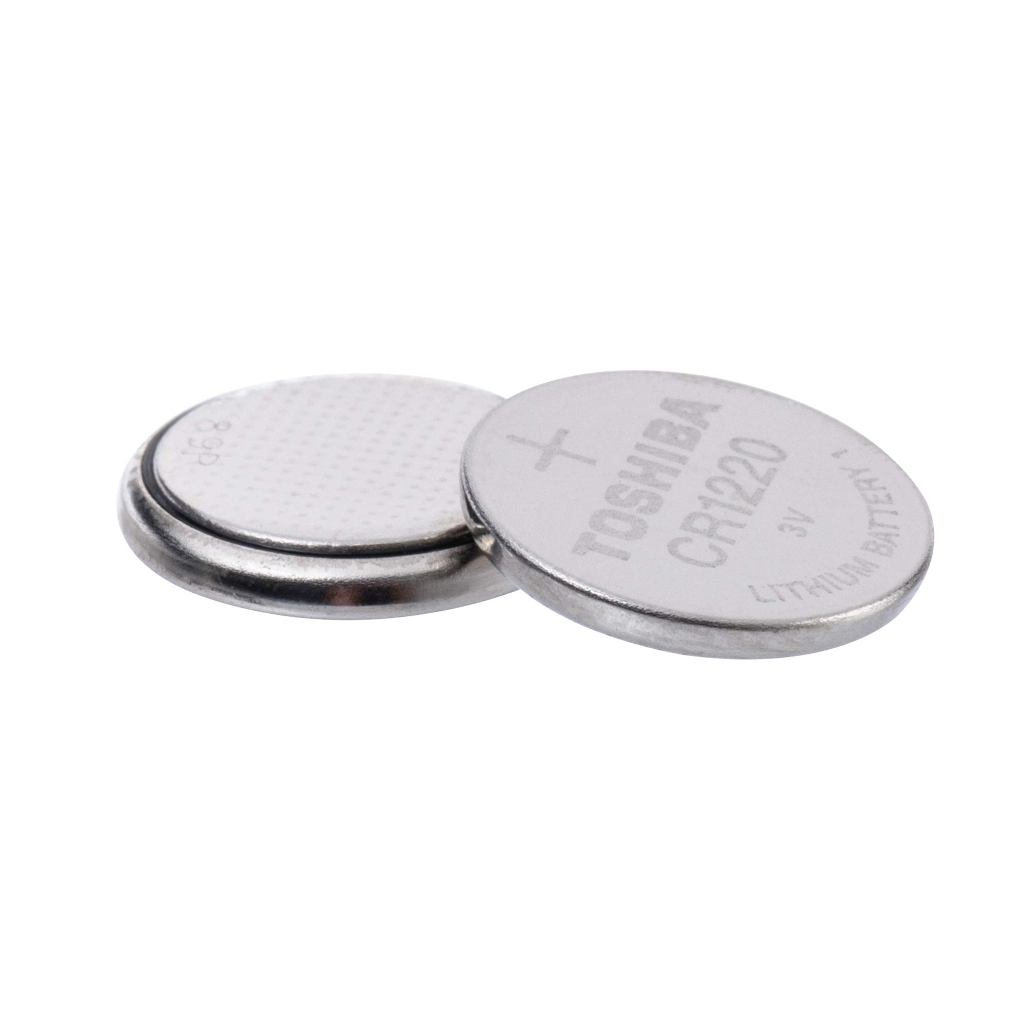 TOSHIBA CR1220 3V Lithium Coin Cell Battery 5 Batteries in Strip Child-Resistant Packaging