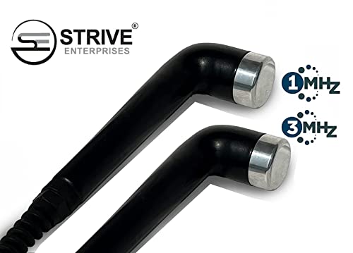 Strive Enterprises 1 &3 MHz Ultra-Sound Th-erapy Machine Ultra-Sound The-rapy Machine 103MHz (White)