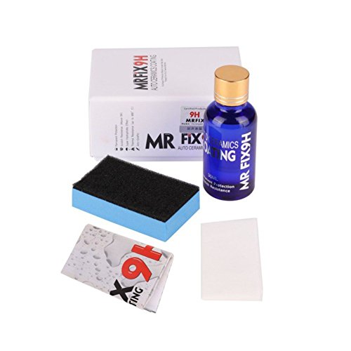 Malcm High Gloss Ceramic Car Coating Kit, Anti-scratch Car Polish Exterior Care Paint Sealant 9H Hardness 30ML (1Pcs)