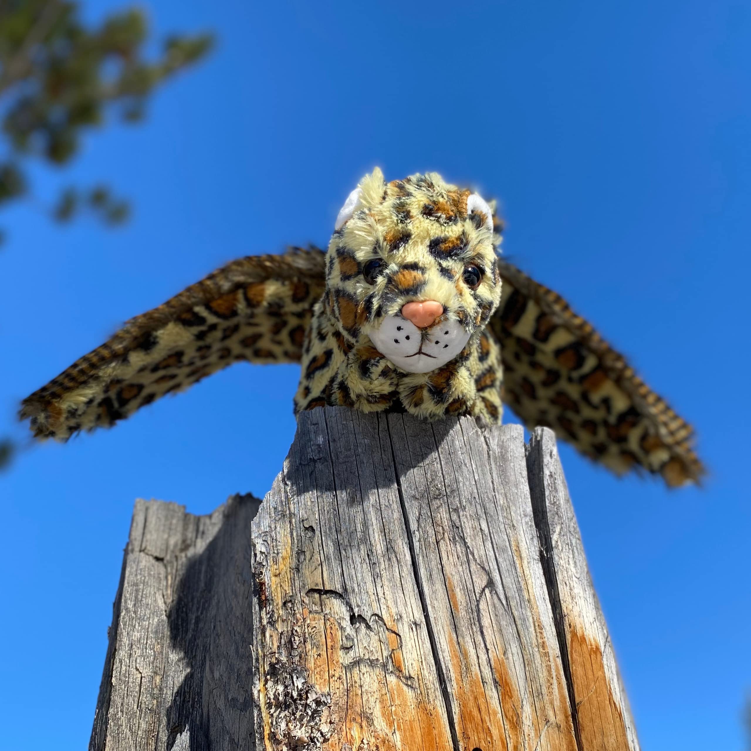Randimals Leopard Plush Stuffed Toy Eagle Wings 15β, Soft & Huggable, Premium Quality Hybrid Animal Friend Encourages Adventure & Imagination