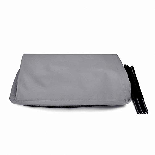 ZERO JET LAG 45L Large Slim Rolling On Wheels Laundry Hamper Basket Tall Dirty Clothes Hamper Clothes Storage Basket Standable Corner Handy Bin Hamper Basket 15×8×22" (22 Inches,Grey)