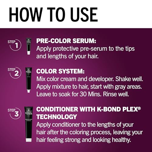 Schwarzkopf Keratin Color Permanent Hair Color, 7.5 Caramel Blonde, 1 Application Professionally Inspired Permanent Hair Dye for up to 80% Less Breakage vs Untreated Hair and up to 100% Gray Coverage