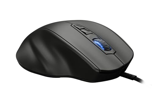 Mionix NAOS PRO Wired Gaming Mouse, 19K DPI Optical Sensor with 400 IPS, Kailh 80M Click Durability Micro-switches, 1K HZ Polling Rate, 7 Programmable Buttons, On-Board Memory for PC and MAC
