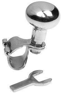 Amarine Made Aisi 316 Stainless Steel Marine Sport Boat Steering Wheel Knob, Steering Wheel Maneuvering Knob - S, M, L (S)