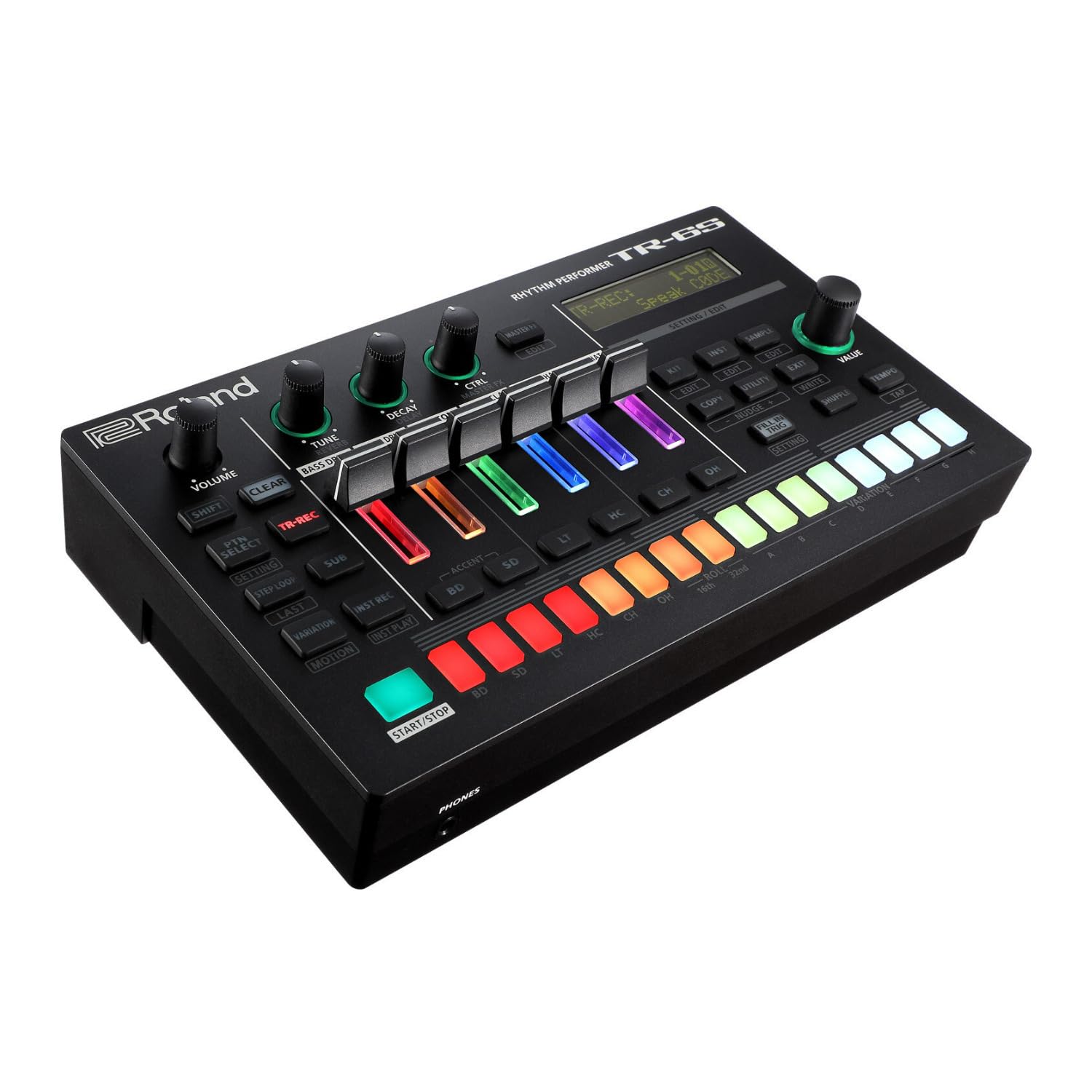 Roland TR-6S Compact Drum Machine with Six tracks of Authentic TR Sounds, Samples, FM Tones, and Effects