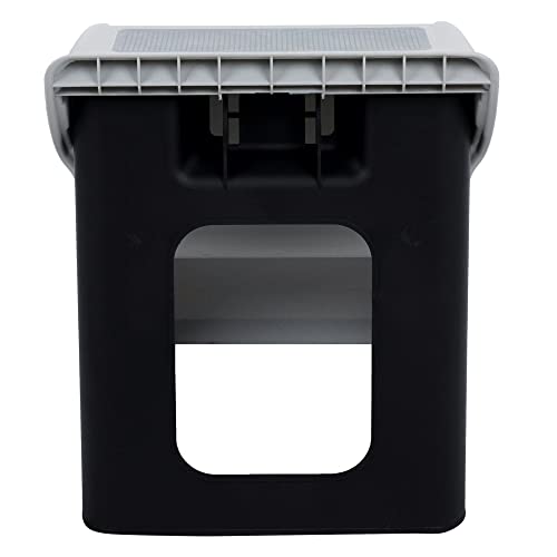 TRIXIE 3 Step Pet Stairs, Lightweight and Collapsible, Easy to Store, Non-Slip Treads, Gray