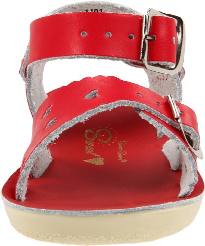 Salt Water Sandals by Hoy Shoe Sweetheart,Red,5 M US Toddler